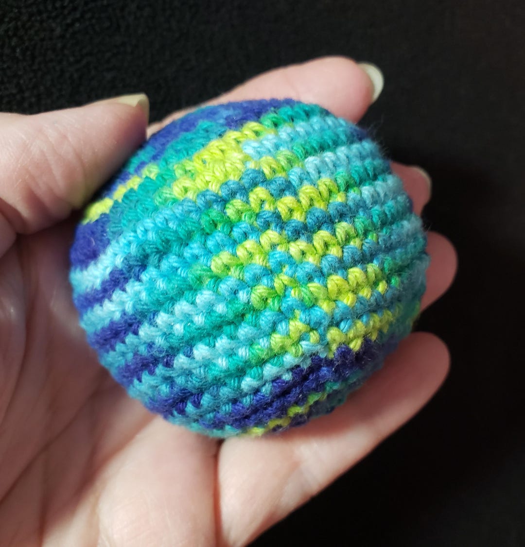 2.1.004bc/ao – 1 Oz Sensory Fidget/stress Ball, Blue/teal/chartreuse ...