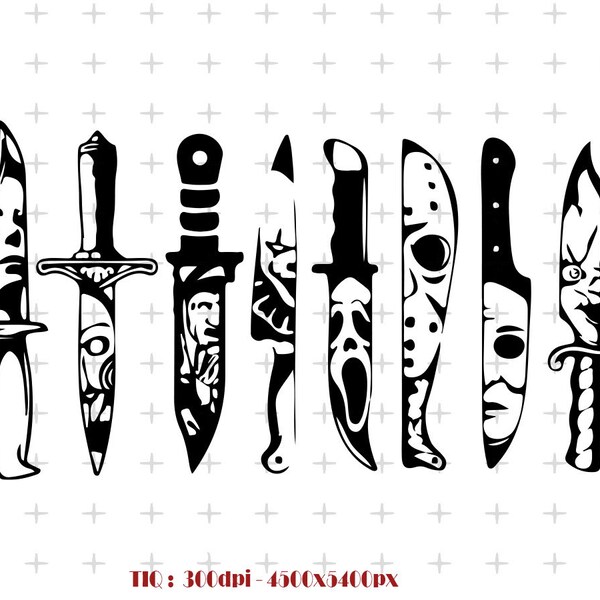 Horror Knives Png - Etsy