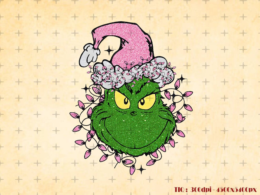 Retro Pink Christmas Png Merry Grinchmas Png Grinchmas for - Etsy