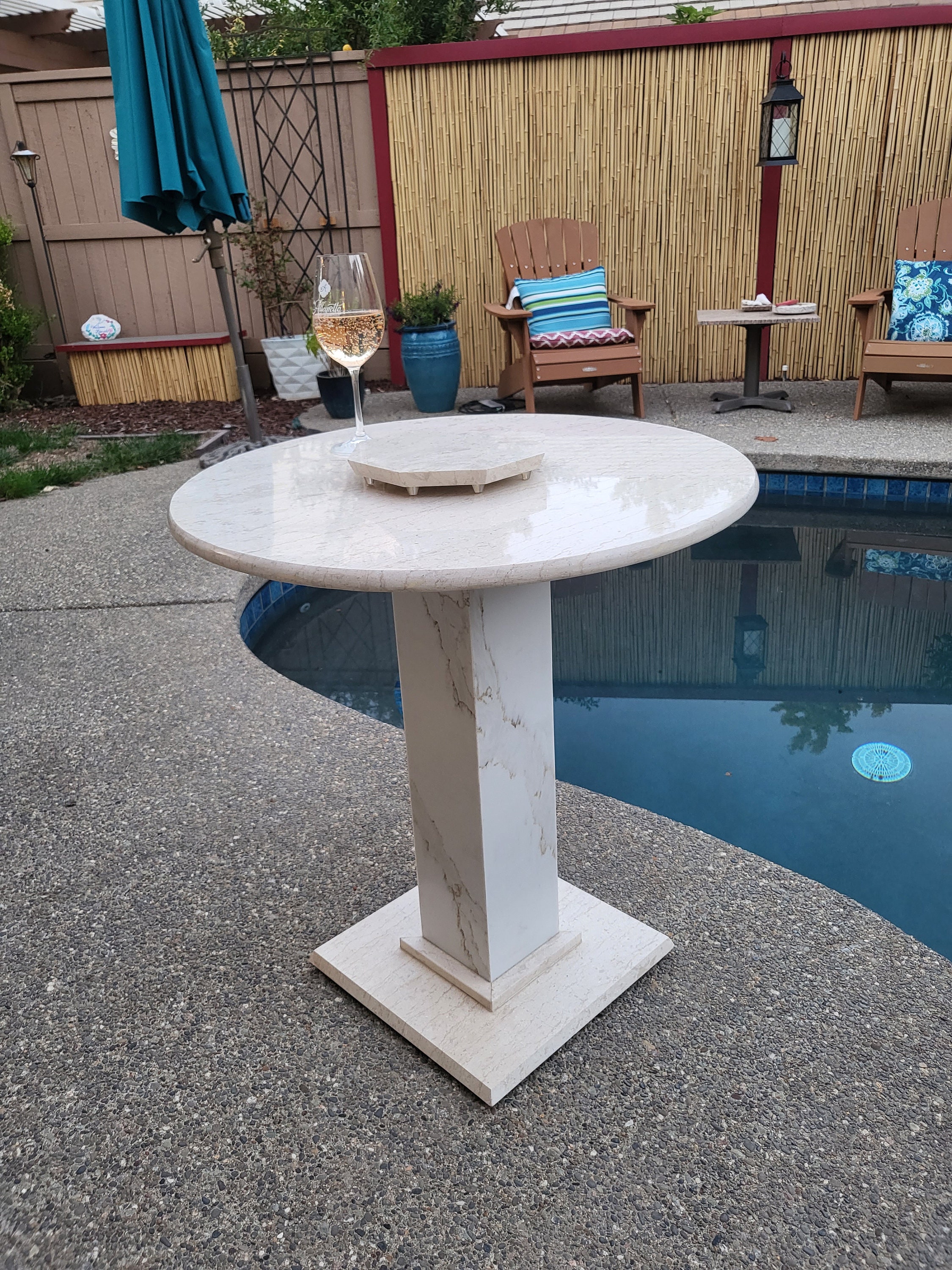 Bistro Table, Marble/quartz - Etsy
