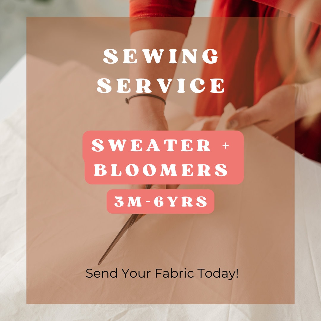 Custom Sewing Service/seamstress, Custom Made Sweater and Bloomers From ...