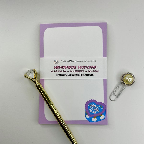 Handmade Notepad - Etsy