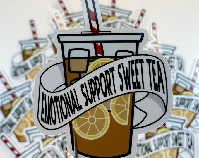 Sweet Tea Vinyl Sticker - Etsy