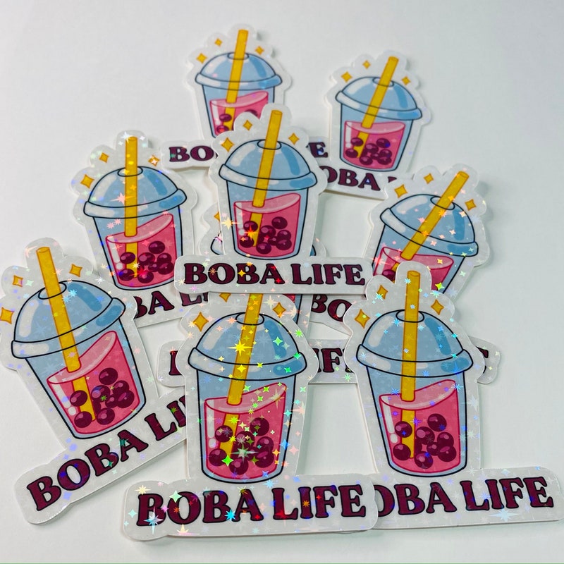 Boba Tea Sticker - Etsy