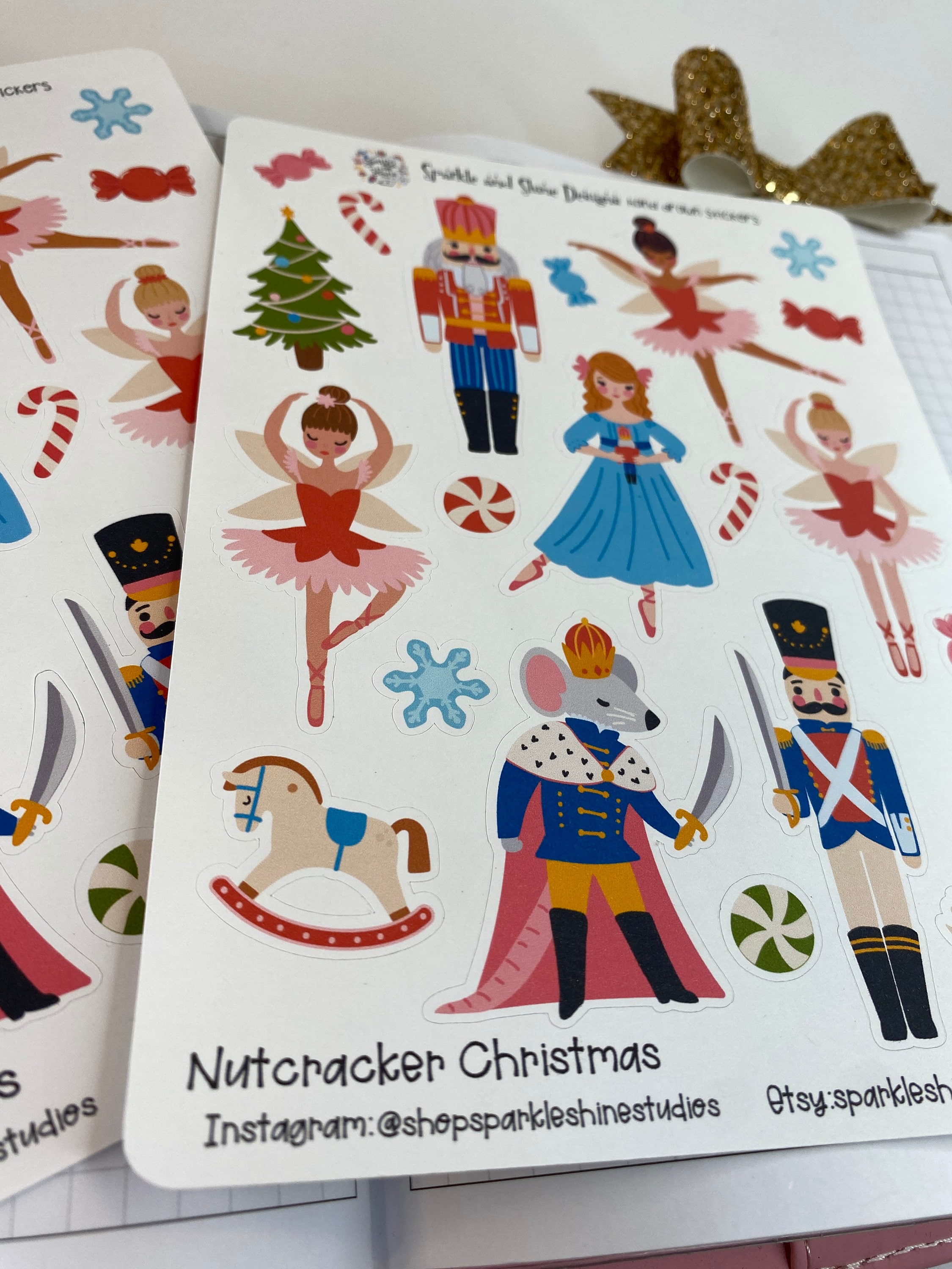 Nutcracker Christmas Planner Stickers (holiday, Seasonal and ...