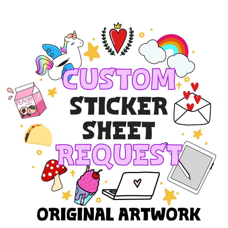 Custom Stickers - Etsy