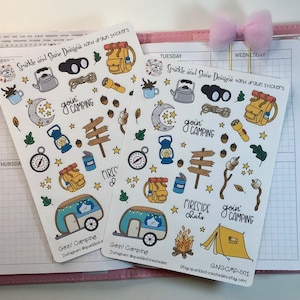 Camping Sticker - Etsy