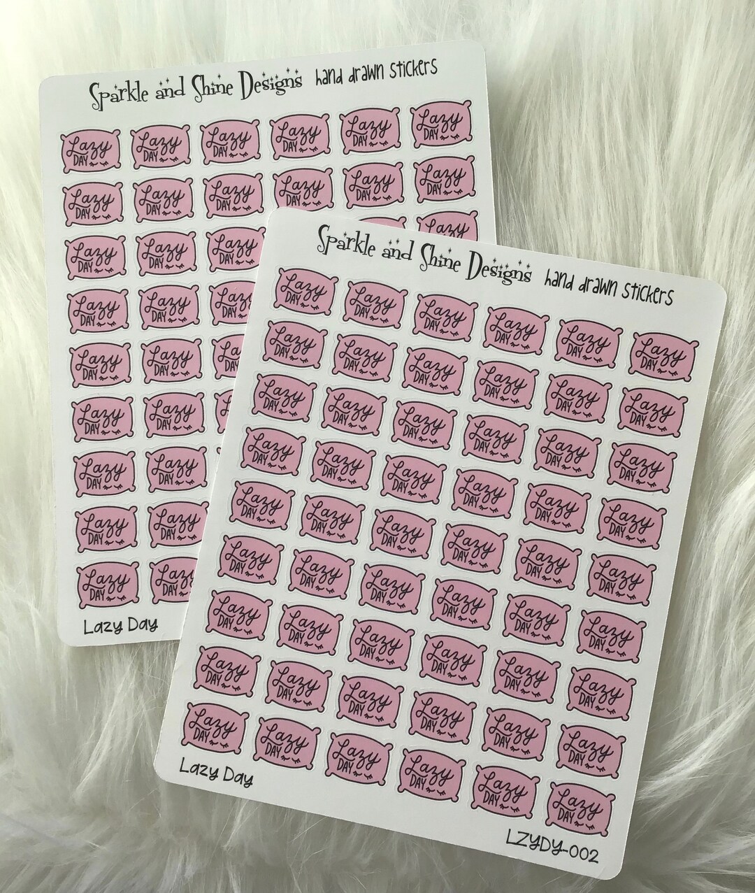 Lazy Day Stickers - Etsy
