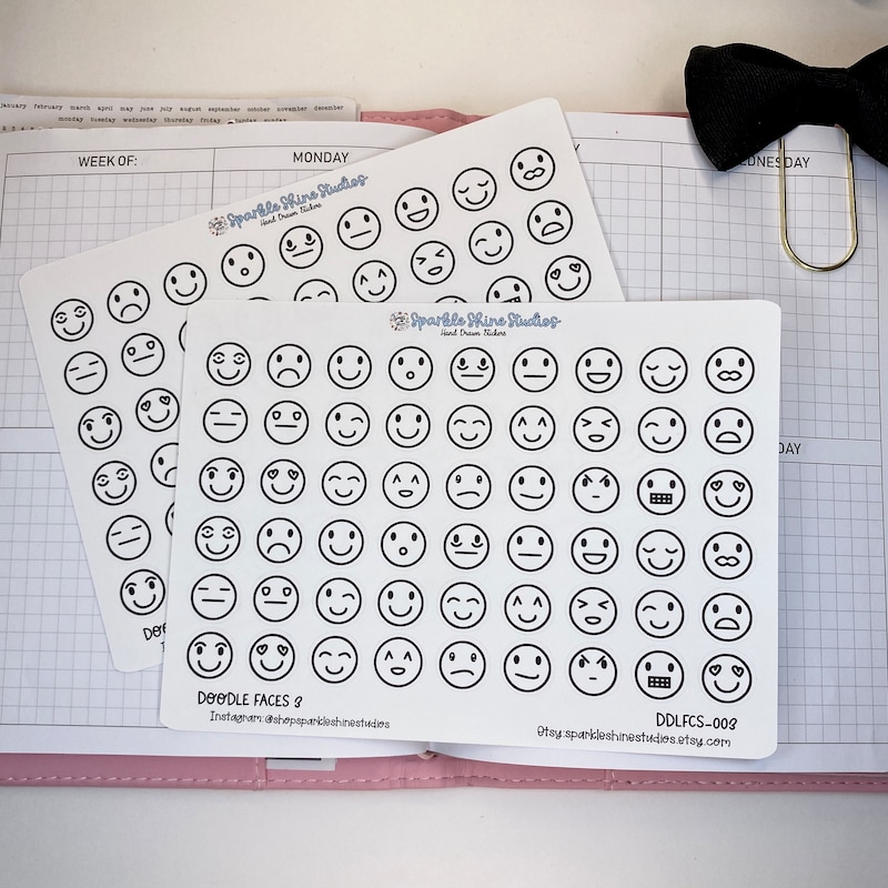 Cute Expression Sticker - Etsy