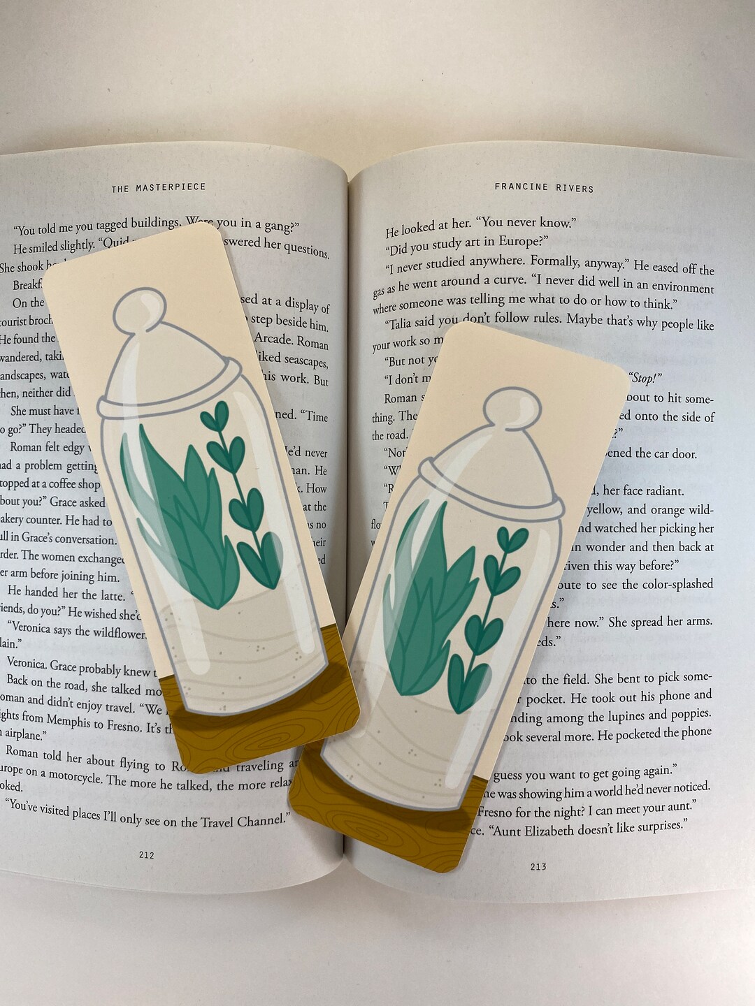 Succulent Terrarium Bookmark - Etsy UK