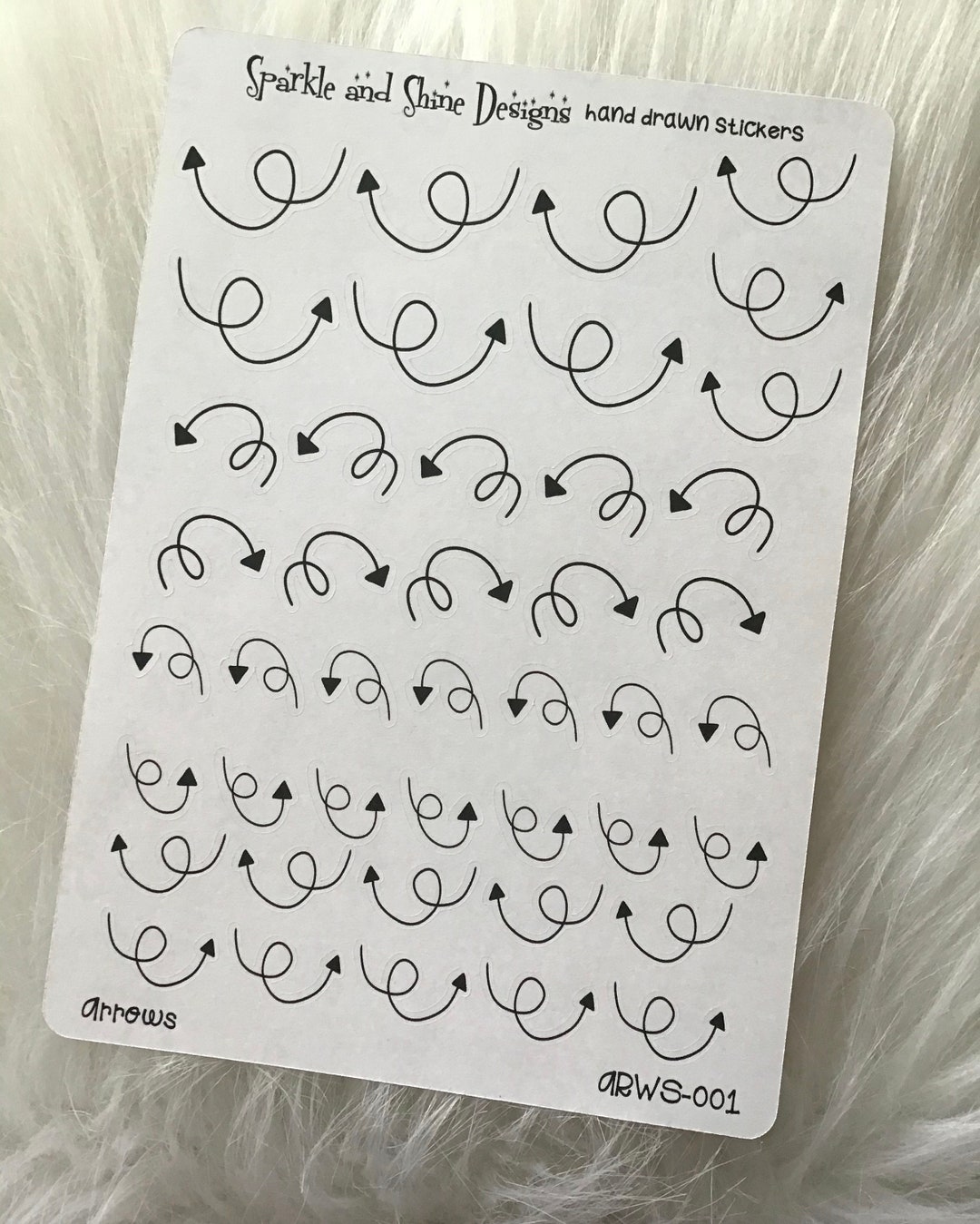 Arrow Icon Planner Stickers - Etsy