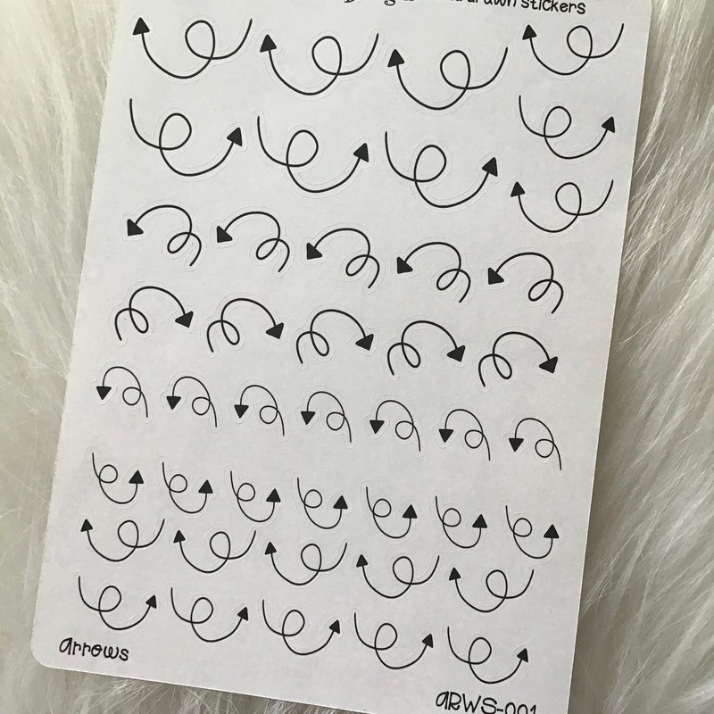 Arrow Stickers - Etsy
