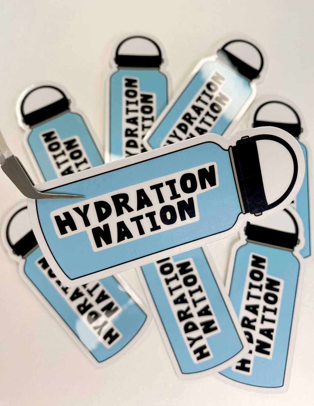 Waterproof Hydration Nation Vinyl Stickers (laptop Stickers, Water ...