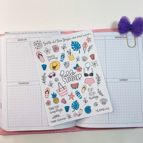 Endless Summer Digital Planner Stickers Goodnotes Stickers - Etsy