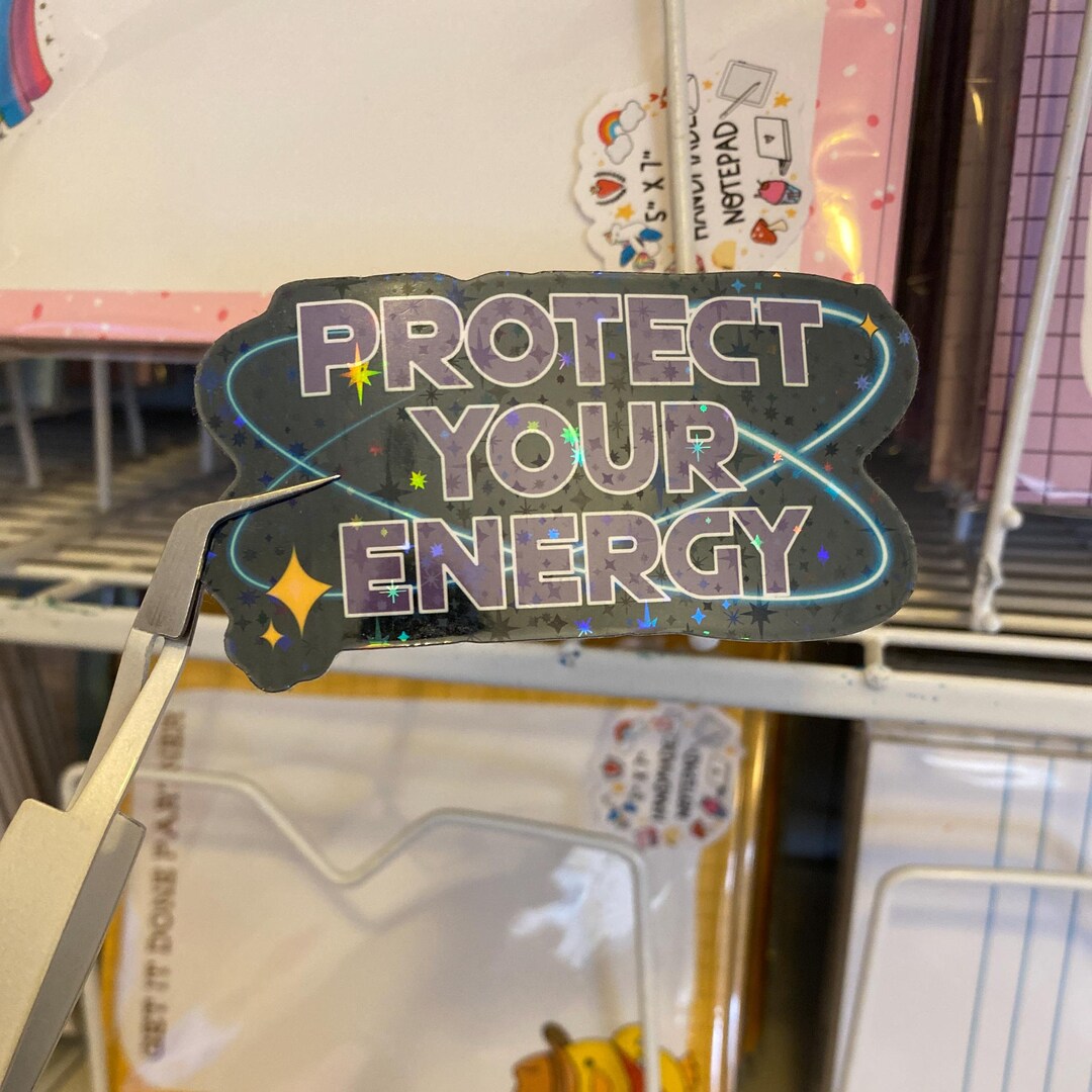 Waterproof Protect Your Energy Vinyl Stickers (laptop Stickers, Water ...