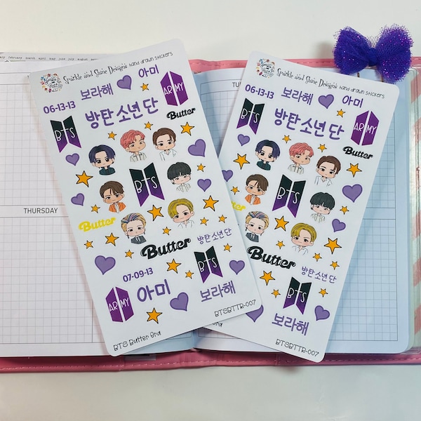 Bts Album Stickers - Etsy