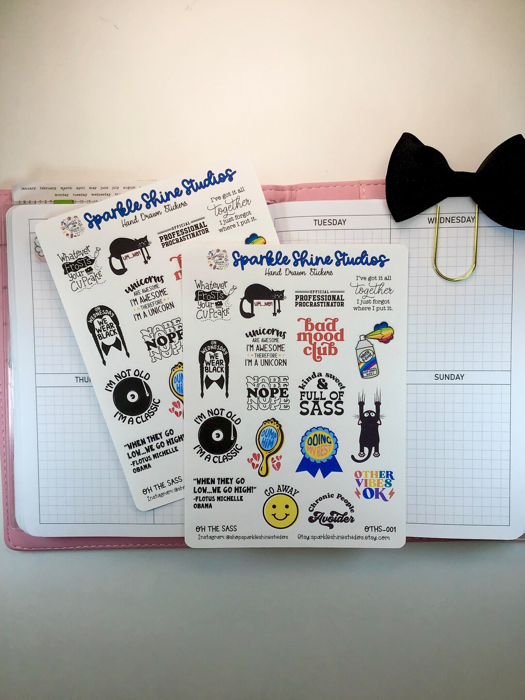 Oh the Sass Sassy Snarky Sarcastic Planner Stickers - Etsy