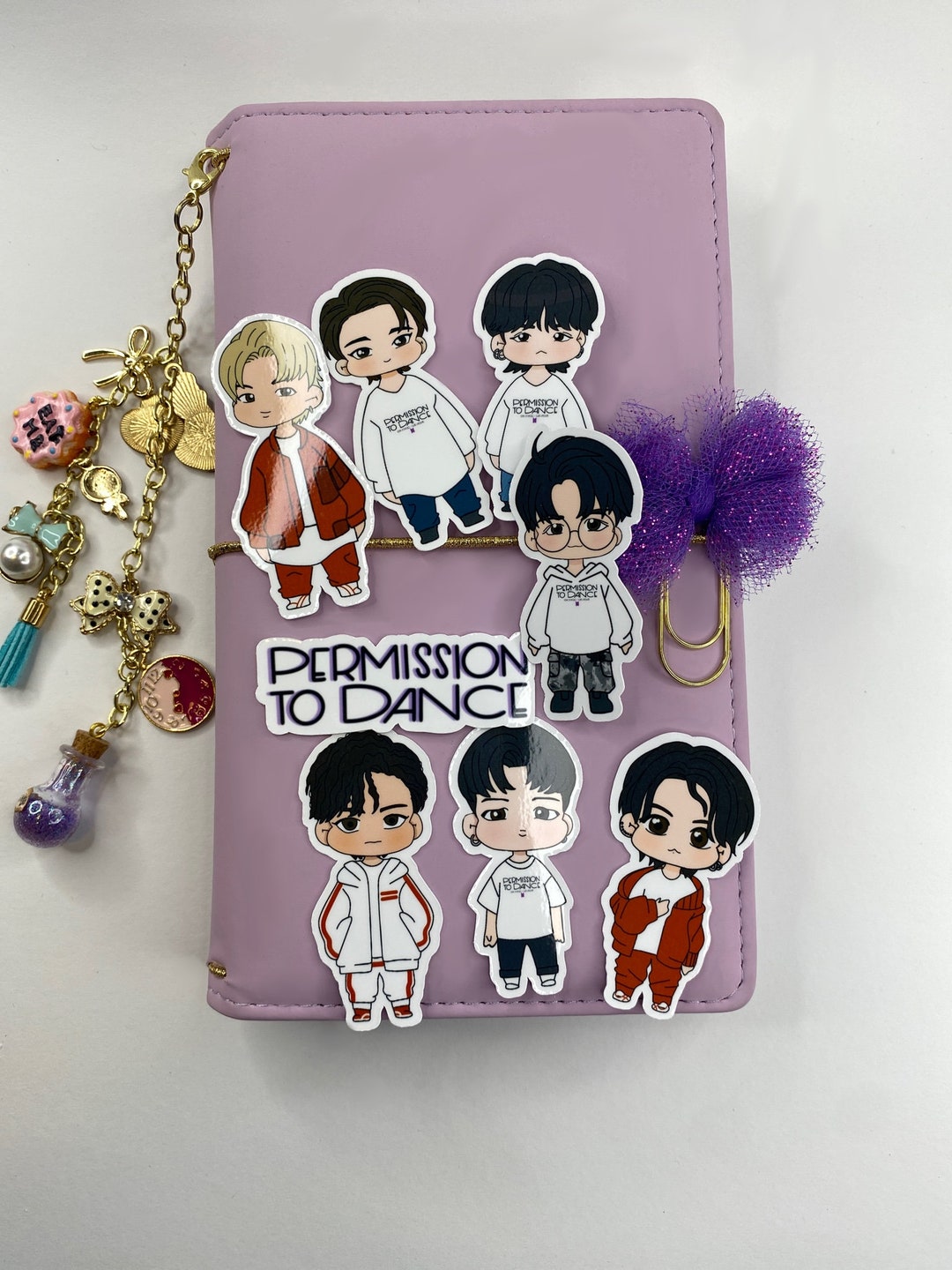 BTS BANGTAN Permission to Dance Sticker Set Waterproof Vinyl Sticker - Etsy