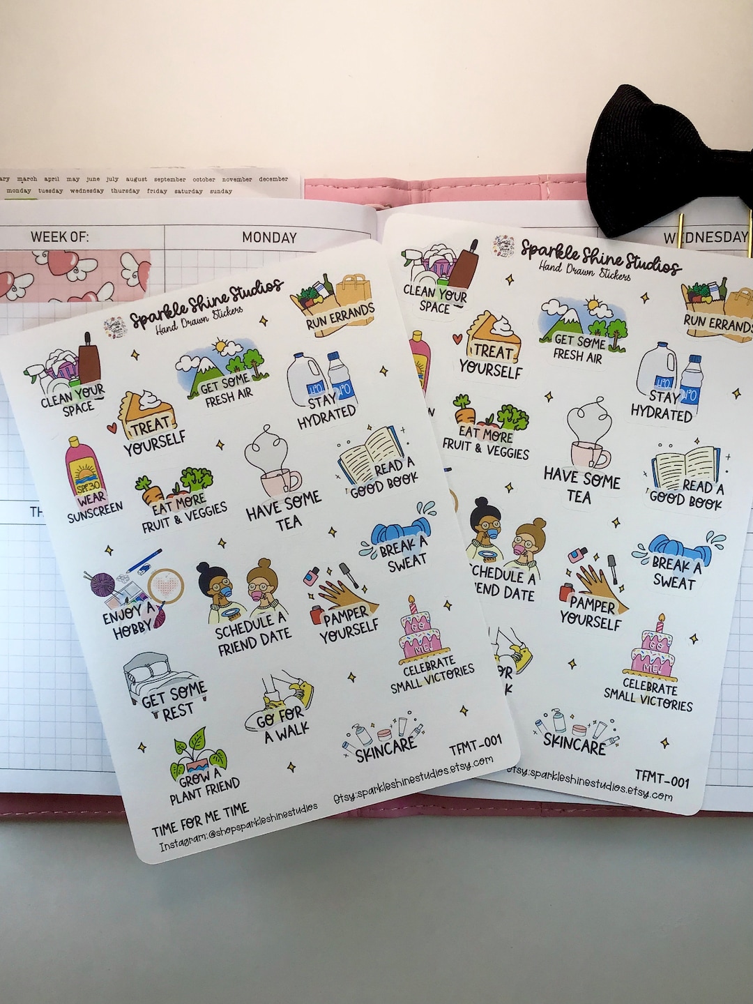 Time for Me Time Planner Stickers - Etsy