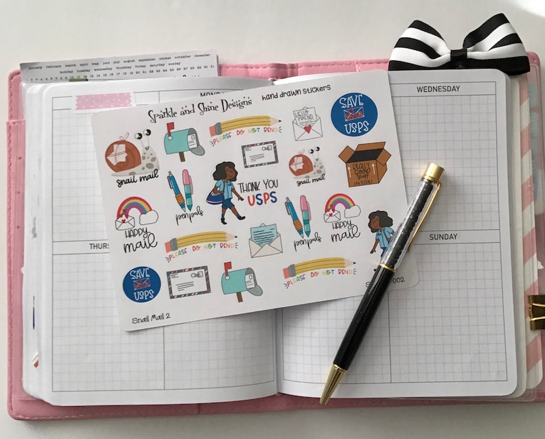 Save the USPS Pen Pal Stickers Bundle - Etsy