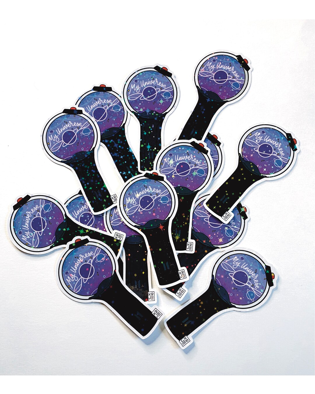 BTS My Universe ARMY Light Stick WATERPROOF Vinyl Sticker - Etsy
