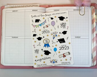 Graduation Planner Sticker Graduation Icon Sticker Graduation - Etsy