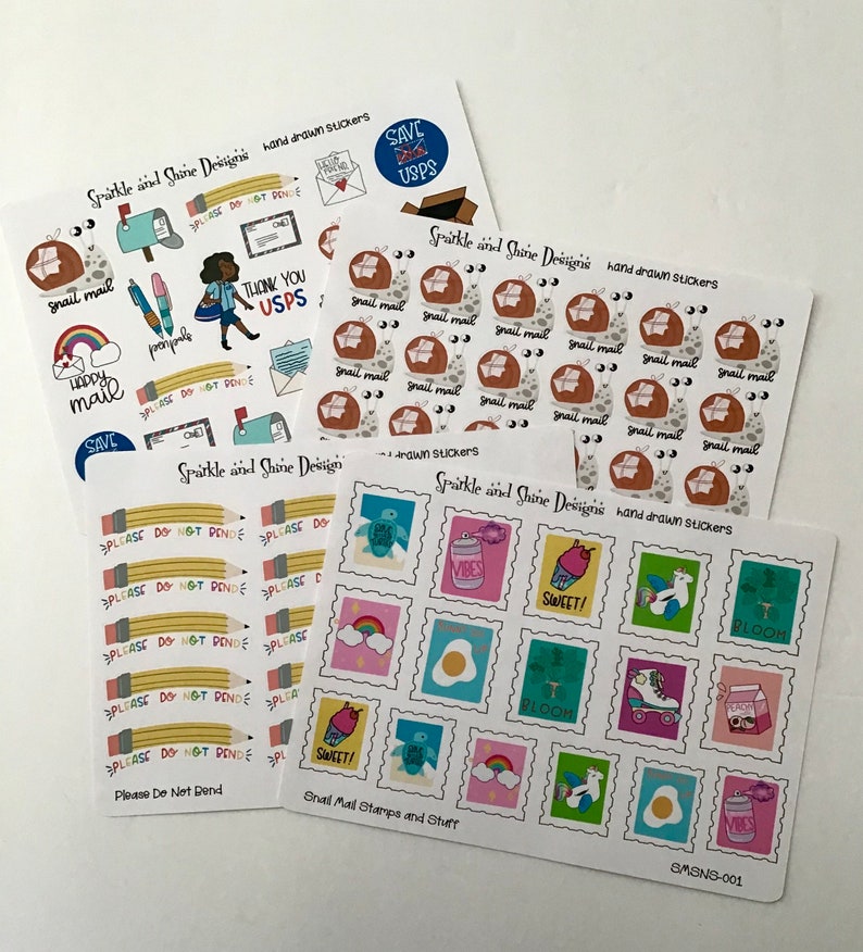 Save the USPS Pen Pal Stickers Bundle - Etsy