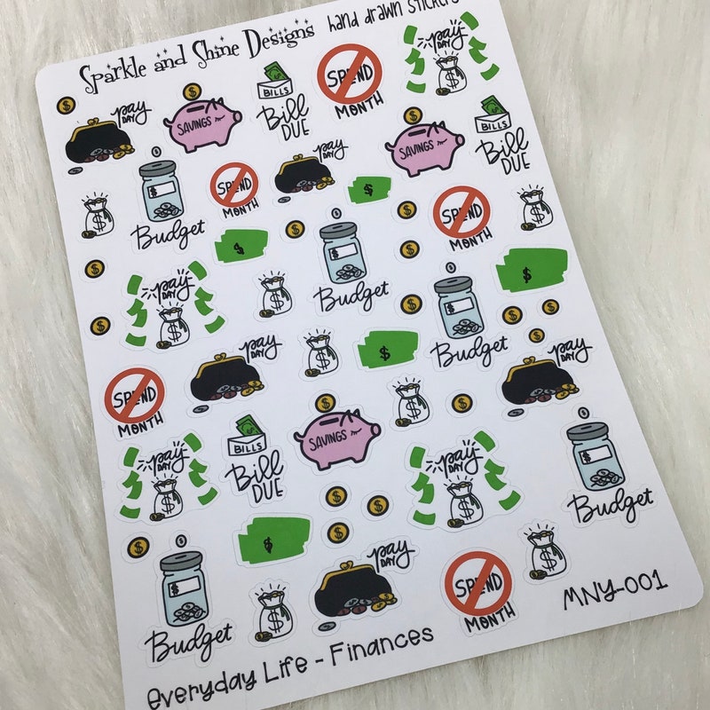 Finance Stickers - Etsy