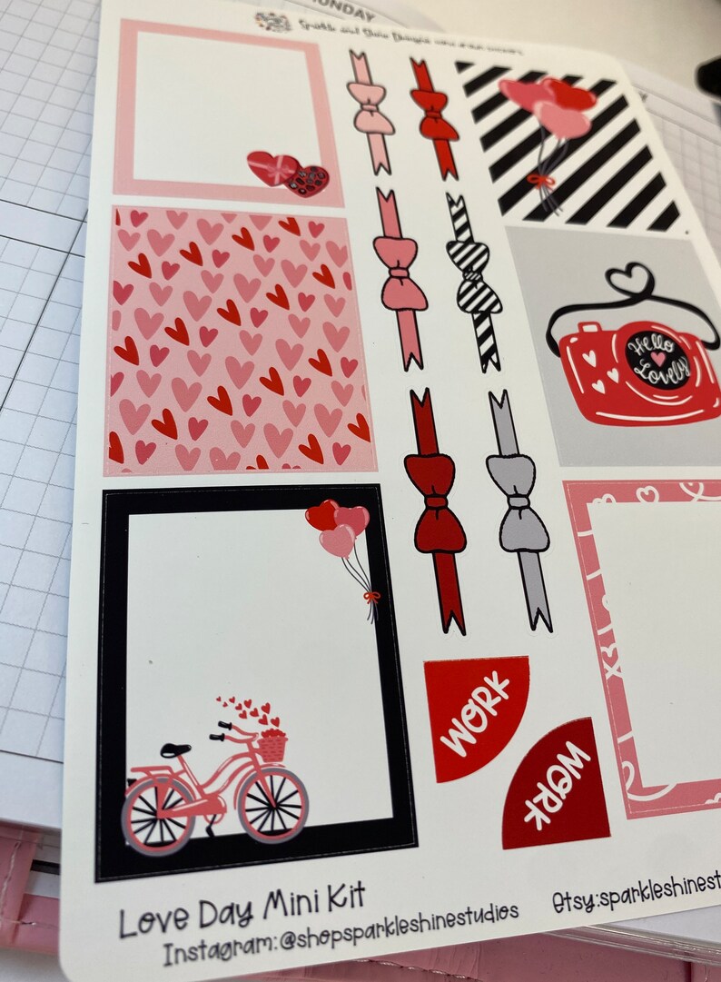 Love Planner Sticker Kit: Vertical Weekly Layout (1.5" Columns) - Etsy