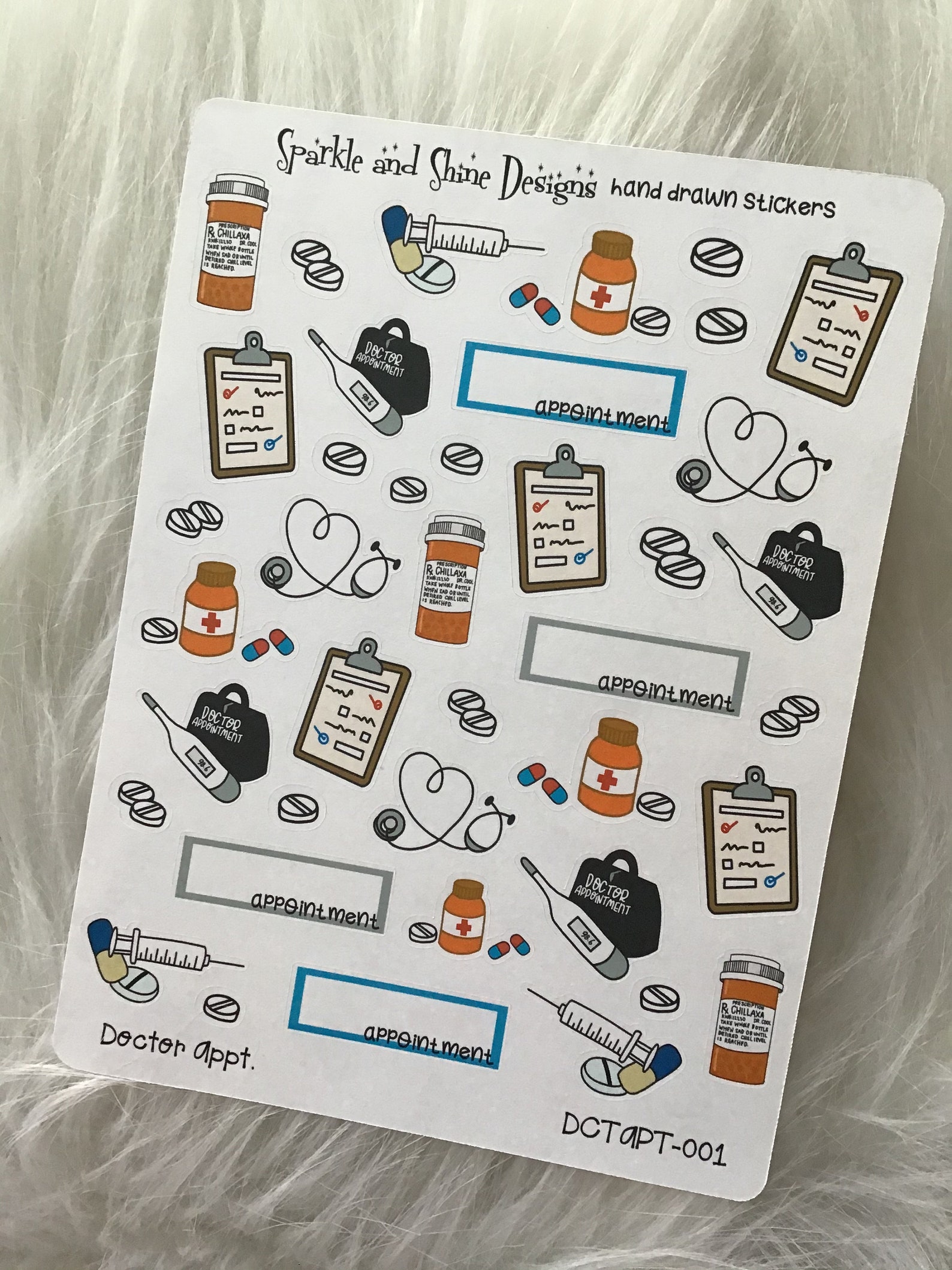 Doctor Appointment Planner Stickers - Etsy