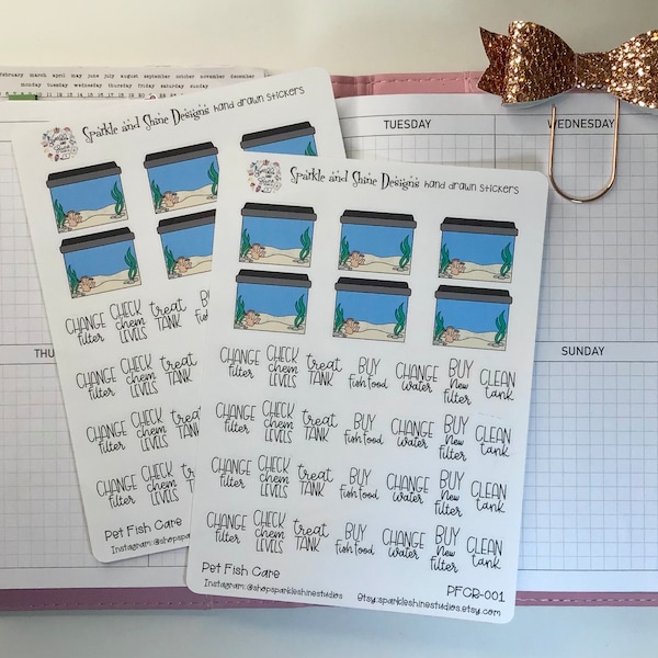 Fish Tank Stickers - Etsy