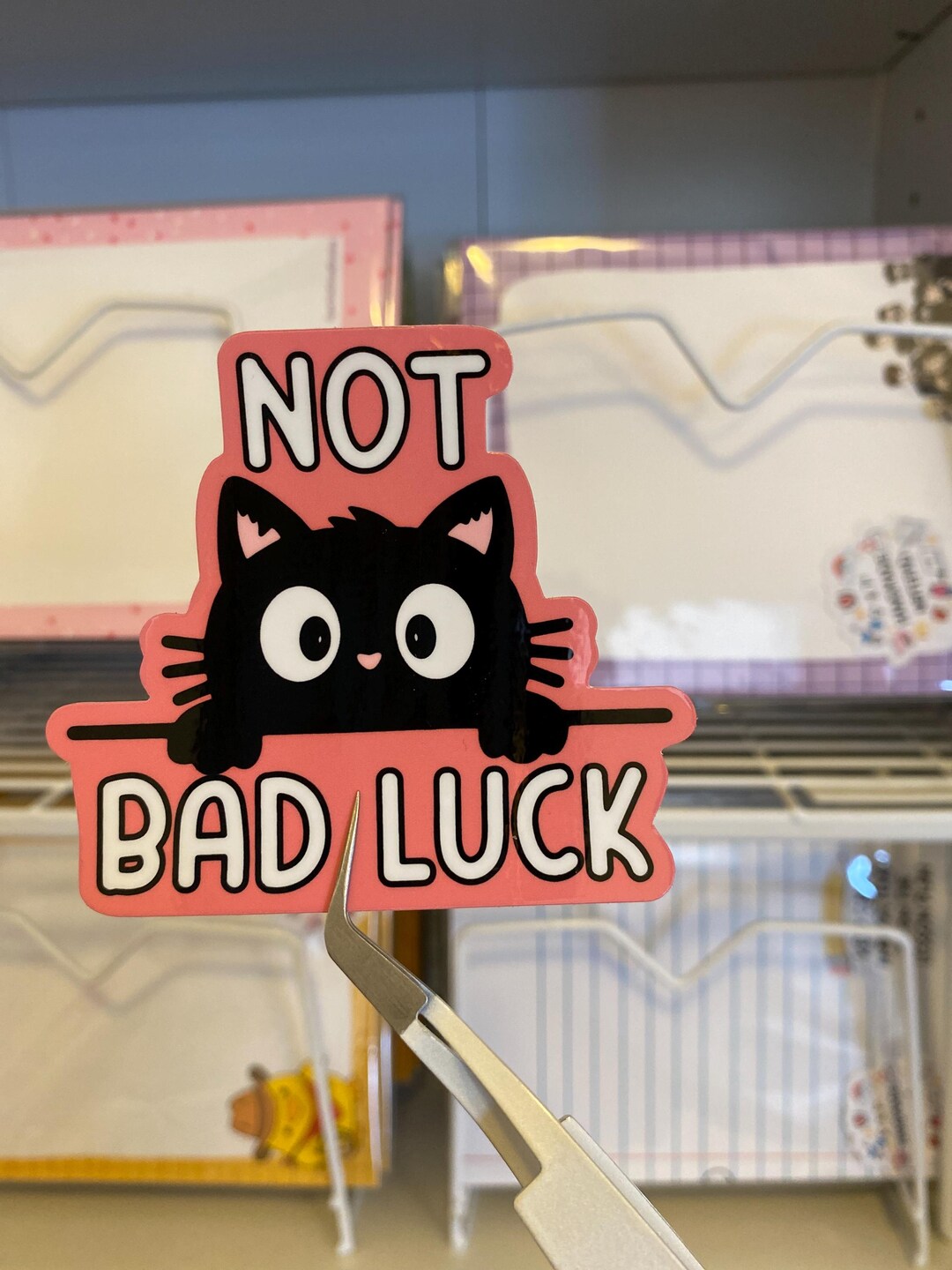 Waterproof Not Bad Luck Vinyl Stickers (laptop Stickers, Water Bottle ...