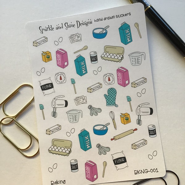 Baking Stickers - Etsy