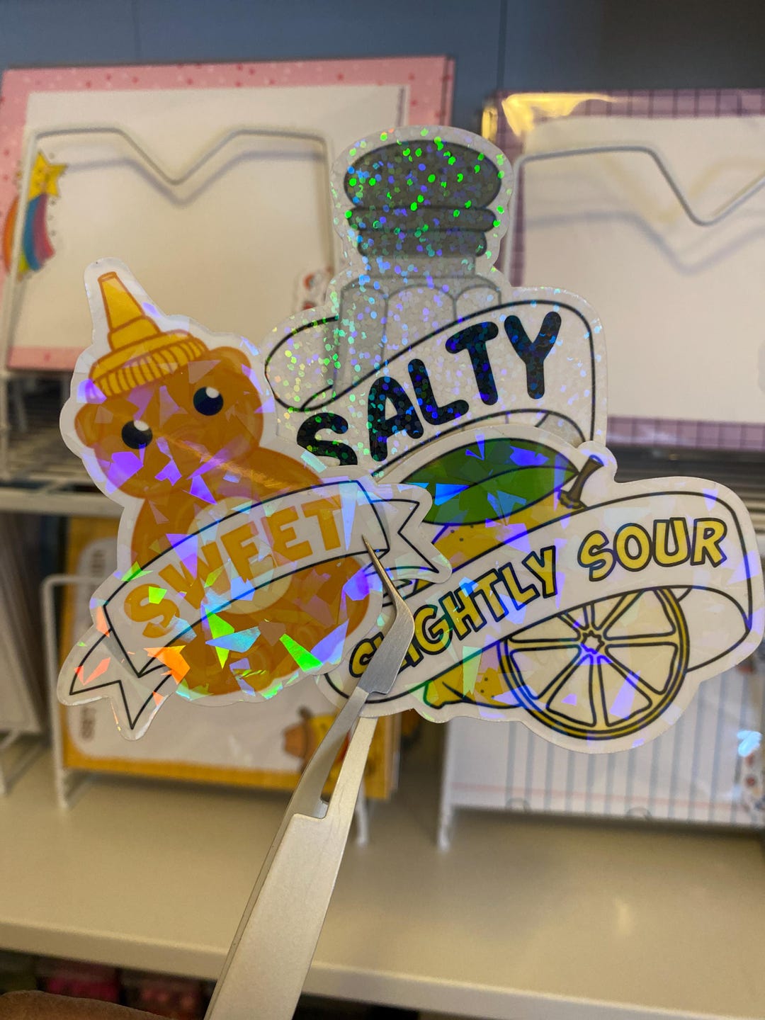 Waterproof Sweet Salty and Slightly Sour Vinyl Stickers (laptop ...