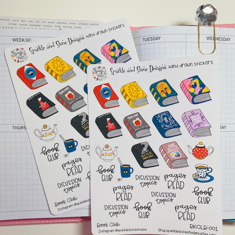 Book Stickers - Etsy