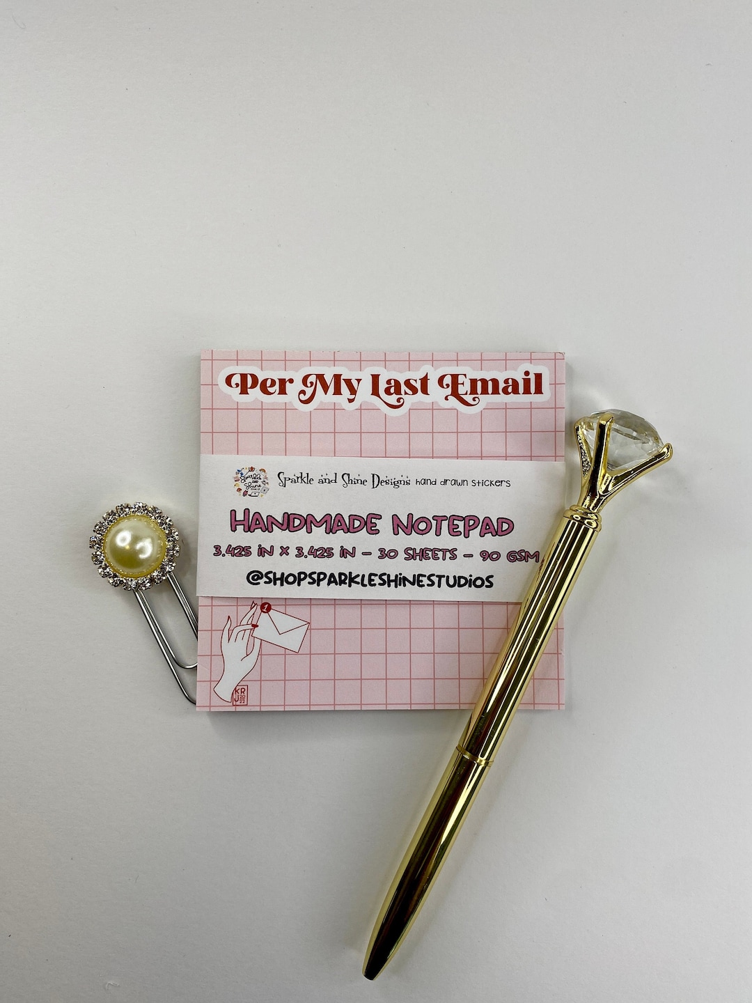 Per My Last Email Handmade Notepad, Handmade Gift, Handmade Notepad ...