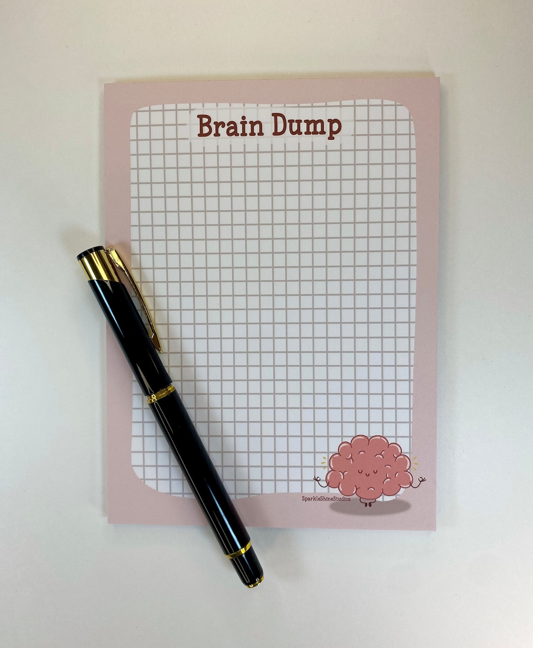 Brain Dump Handmade Notepad, Handmade Gift, Handmade Notepad, 5x7 ...
