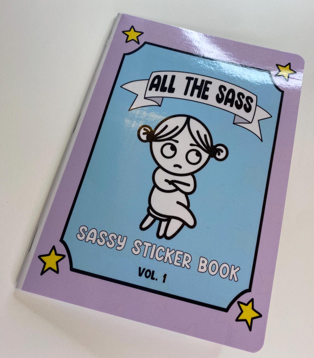 Handmade "rosie's All the Sass Sassy Sticker Book" Sticker Book for ...
