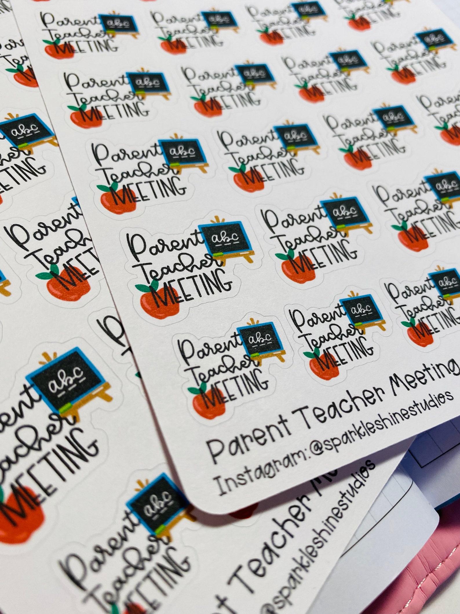 Parent Teacher Meeting Planning Teacher Planner Stickers - Etsy