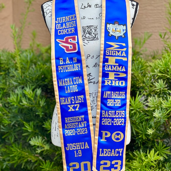 Hbcu Graduation Stole - Etsy