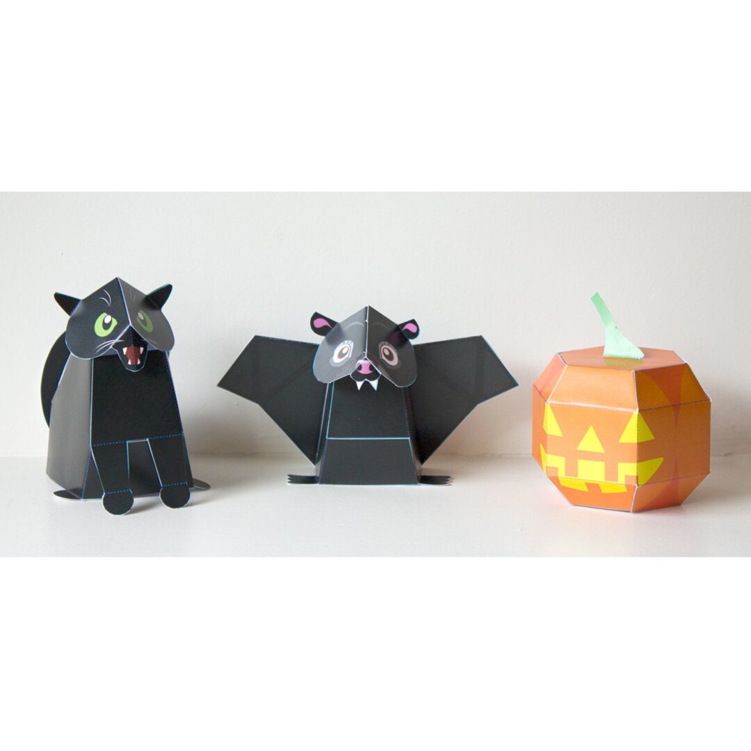 Halloween Papercraft /halloween Decor / Halloween Craft / DIY Paper ...