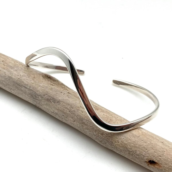 Silver Bangle - Etsy