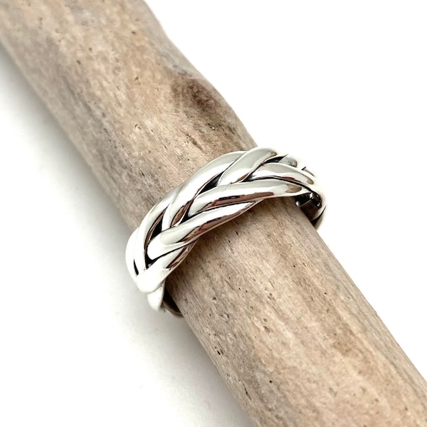 Shiny Silver Ring - Etsy