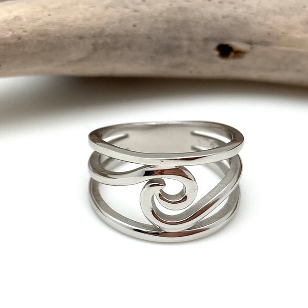 Wave Ring - Etsy