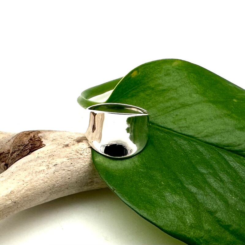 Modern Silver Ring - Etsy