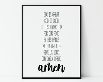 God is Great Prayer - Etsy