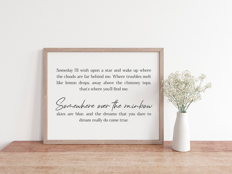 Somewhere Over the Rainbow Digital Printable Baby Boho - Etsy
