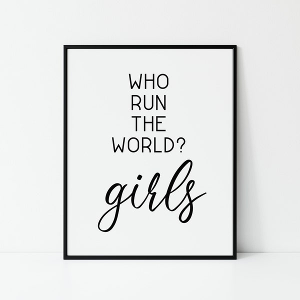 Who Run the World? - Etsy