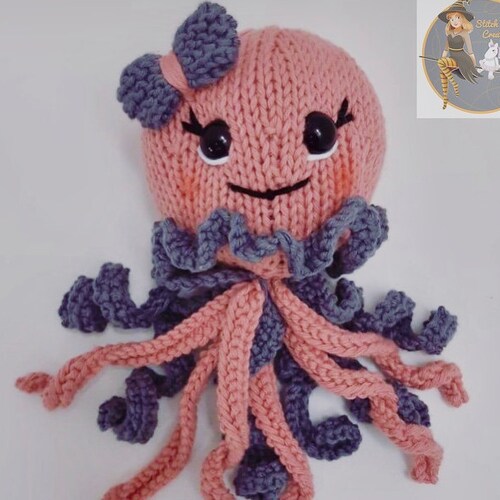 SWC Small Jellyfish/octopus Knitting Pattern PDF Knitting - Etsy