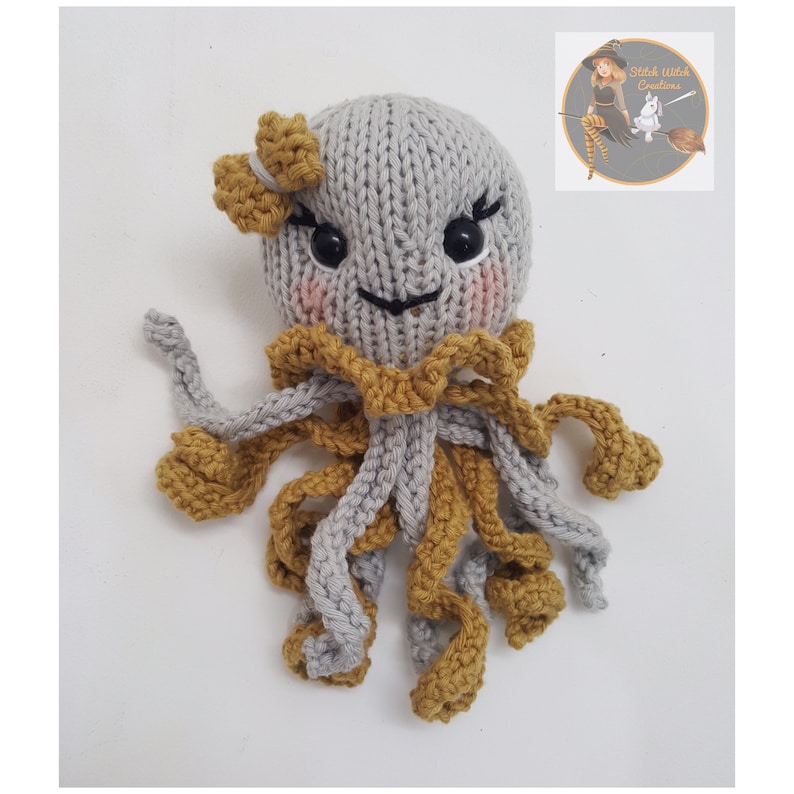 SWC Small Jellyfish/octopus Knitting Pattern PDF Knitting - Etsy
